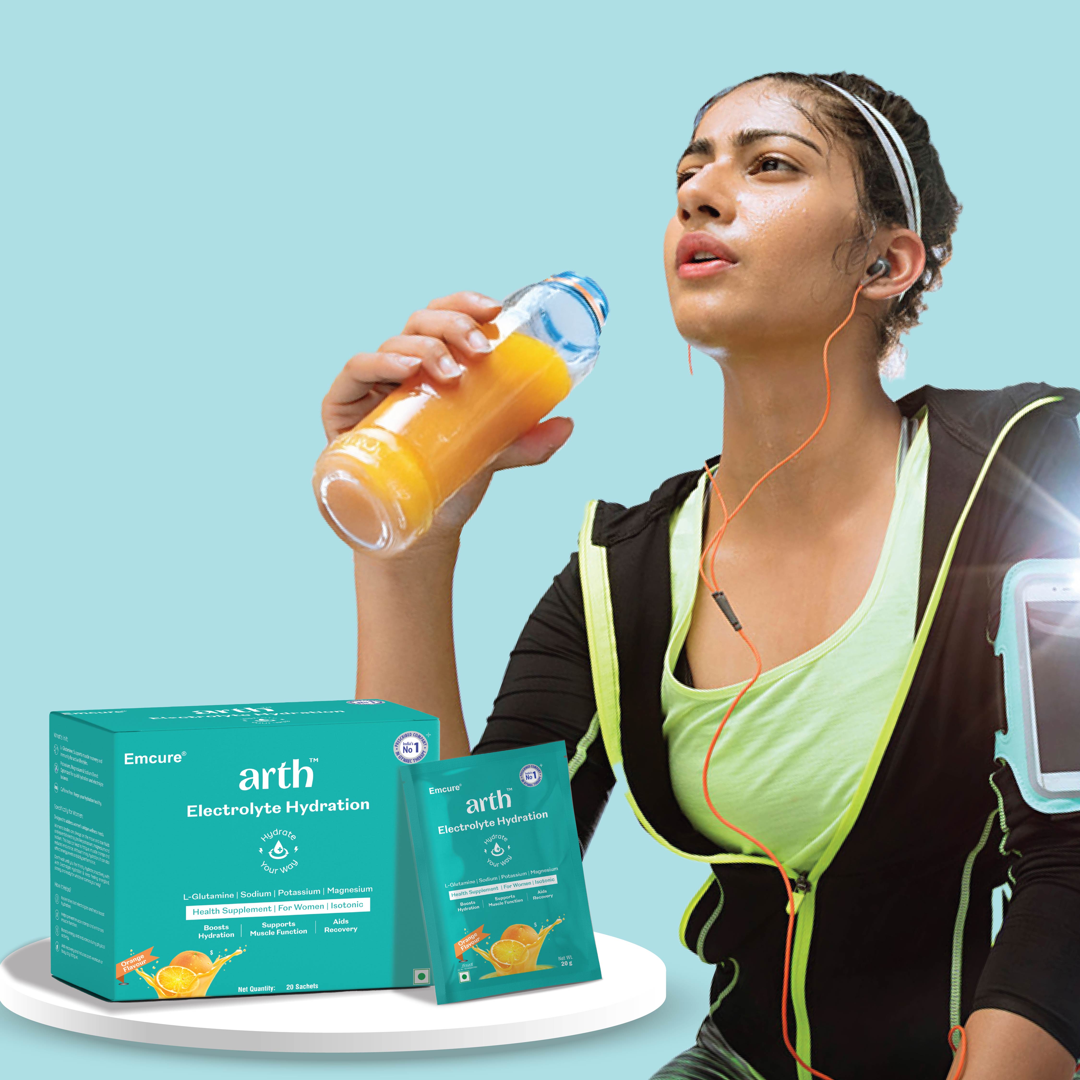 Electrolyte Hydration - Orange Flavor – Arth By Emcure