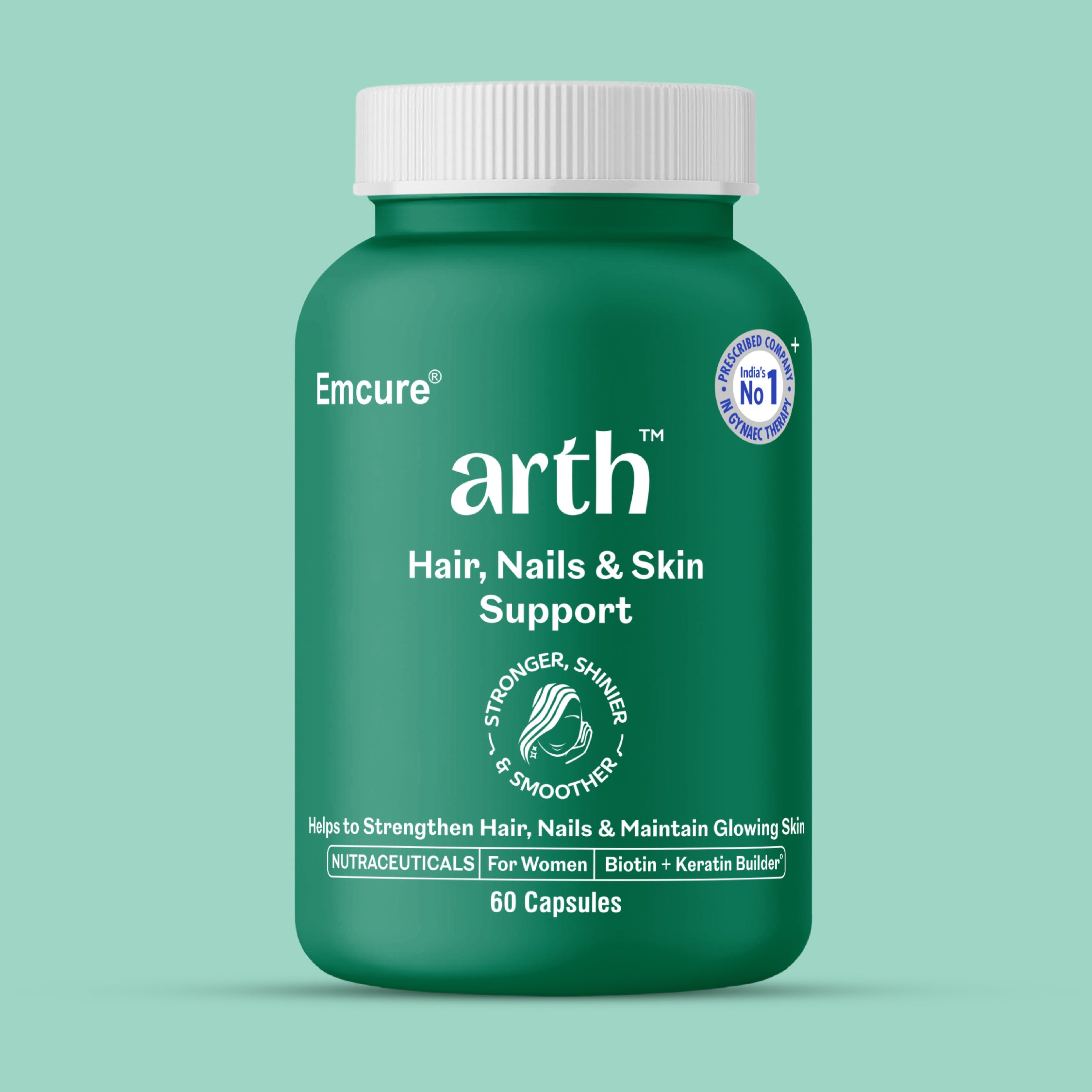 Arth Hair, Nail & Skin Support | Biotin & Keratin for Stronger Growth ...
